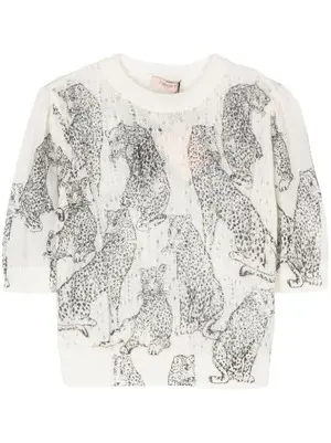TWINSET Cropped Sweater