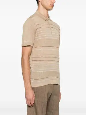Corneliani Striped Polo Shirt