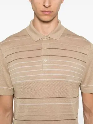 Corneliani Striped Polo Shirt
