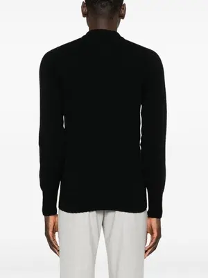 DRUMOHR Virgin Wool Polo Shirt - Black