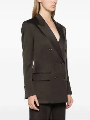 TOM FORD Double-breasted Blazer - Brown