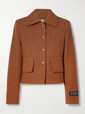 PATOU Wool-blend Tweed Jacket