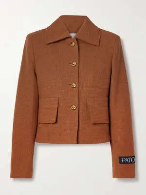 PATOU Wool-blend Tweed Jacket