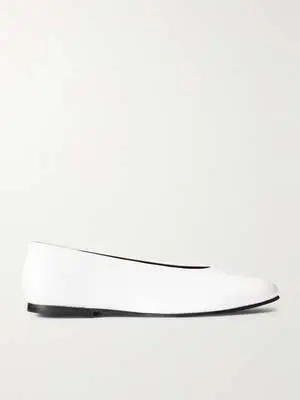 Tove Darcy Leather Ballet Flats - White