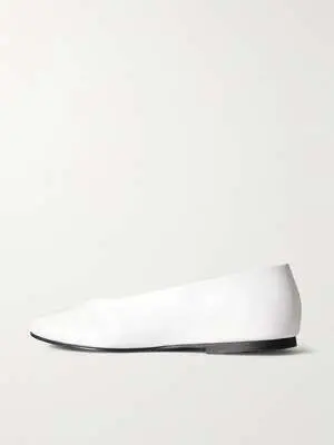 Tove Darcy Leather Ballet Flats - White