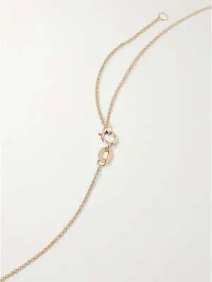 STONE AND STRAND Initial Diamond Necklace