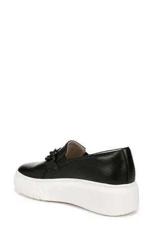 Naturalizer Daphne Platform Sneakers - Black Leather