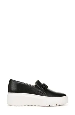 Naturalizer Daphne Platform Sneakers - Black Leather