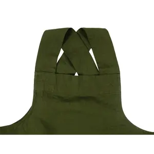 KAF HOME Firenze Stone Washed Linen Smock Apron