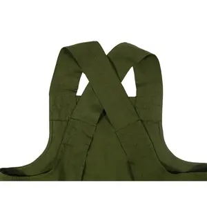 KAF HOME Firenze Stone Washed Linen Smock Apron