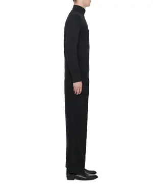 ALLSAINTS Kilburn Wool & Nylon Quarter Zip Sweater - Black