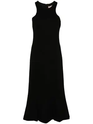 Black Halterneck Midi Dresses