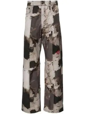 KUSIKOHC Burn Print Trousers
