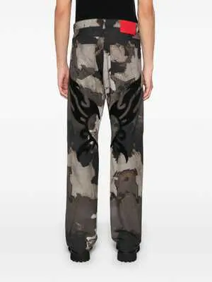 KUSIKOHC Burn Print Trousers