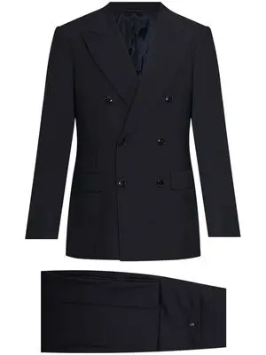 Giorgio Armani Double-breasted Wool Suit