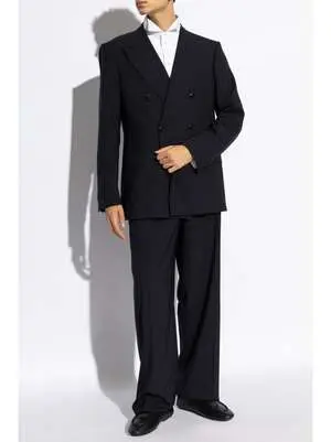 Giorgio Armani Double-breasted Wool Suit