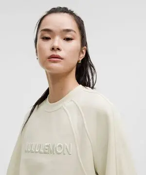 Lululemon Scuba Oversized Wordmark Pullover