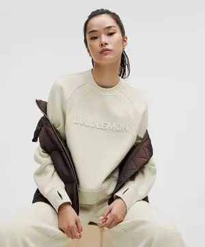 Lululemon Scuba Oversized Wordmark Pullover
