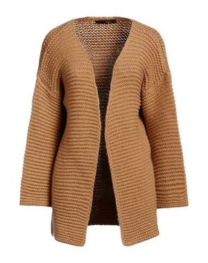 INCENTIVE Wool Knit Cardigan Camel
