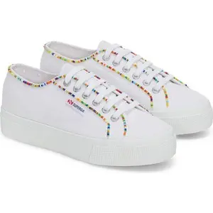 Superga 2740 Multicolor Beads Platform Sneaker