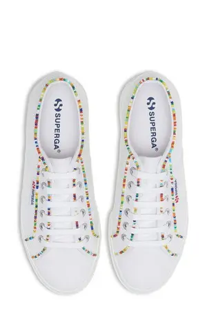 Superga 2740 Multicolor Beads Platform Sneaker
