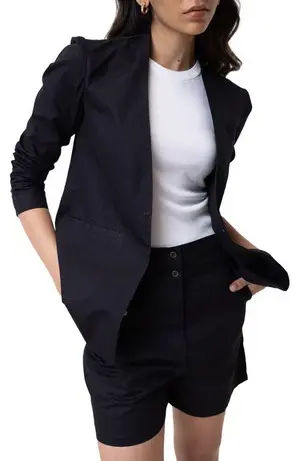 REISTOR Organic Cotton Collarless Blazer