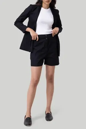 REISTOR Organic Cotton Collarless Blazer