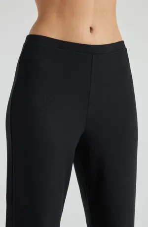LOSANO Serene Rib Relaxed Pant - Black