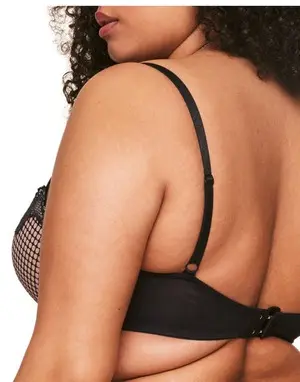 ADORE ME Rubie Push Up Demi Bra - Black