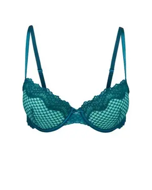 ADORE ME Rubie Push Up Demi Bra - Dark Blue