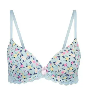 ADORE ME Kati Contour Demi Bra - Ditsy Blue