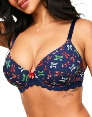 ADORE ME Kati Contour Demi Bra Novelty Blue