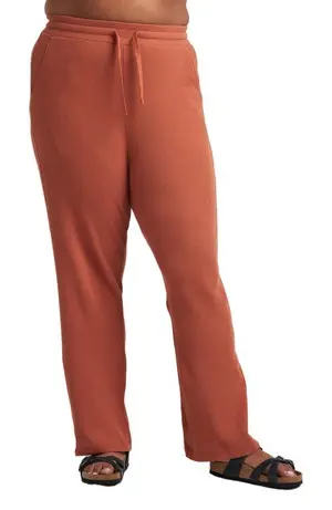 LOSANO Organic Cotton Drawstring Pant - Baked Clay