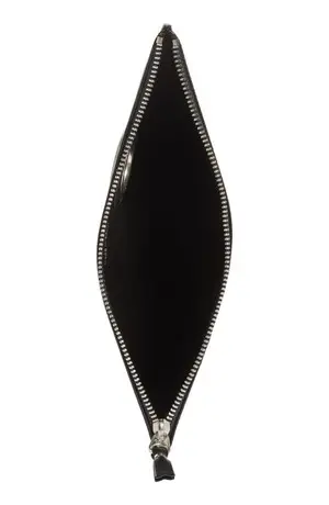 Comme Des Garçons S Large Eyelet Leather Pouch