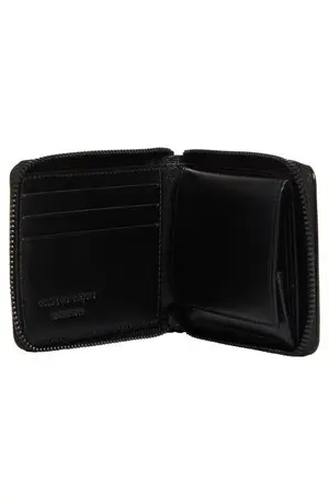 Comme Des Garçons Zipper Medley Leather Wallet