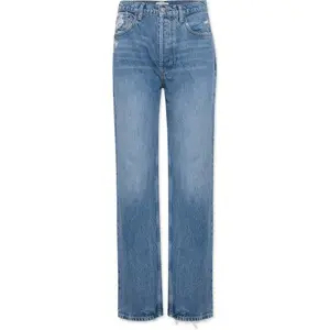 Boyish The Ziggy Straight Leg High Rise Vintage Jeans - Silverado