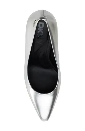 Dkny Chrystie Pointed Toe Pumps - Silver
