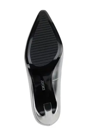 Dkny Chrystie Pointed Toe Pumps - Silver