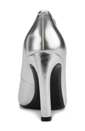 Dkny Chrystie Pointed Toe Pumps - Silver