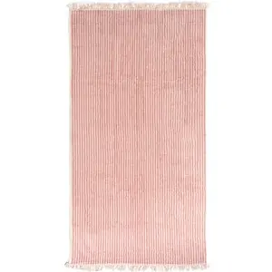 BUSINESS & PLEASURE The Beach Towel - Laurens Pink Stripe