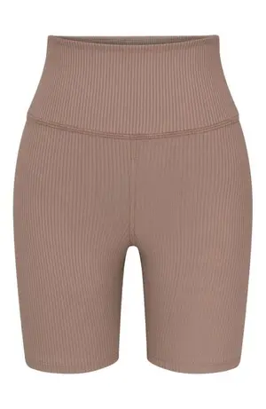 LOSANO Renew Rib Biker Short - Pine Bark