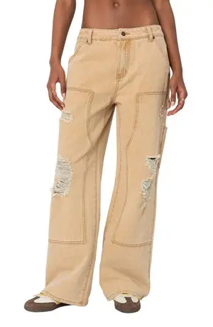 EDIKTED Alibi Distressed Carpenter Jeans