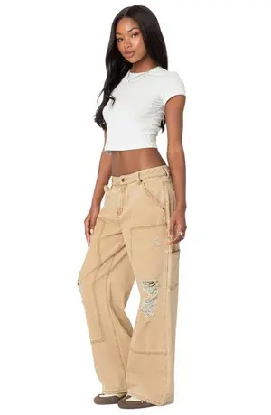 EDIKTED Alibi Distressed Carpenter Jeans