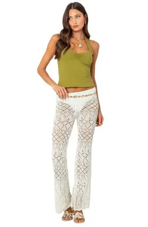 EDIKTED Poet Cinched Halter Top