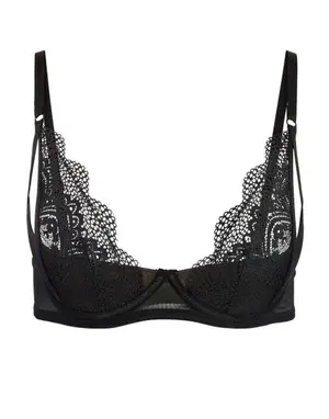 ADORE ME Kaia Unlined Quarter Cup Bra - Charcoal