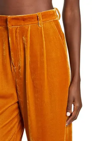Endless Rose Velvet Wide Leg Trousers