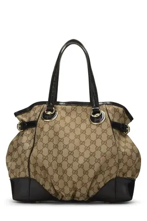 Gucci Original Gg Canvas Full Moon Tote