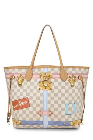 LOUIS VUITTON Damier Azur Summer Trunks Neverfull Mm