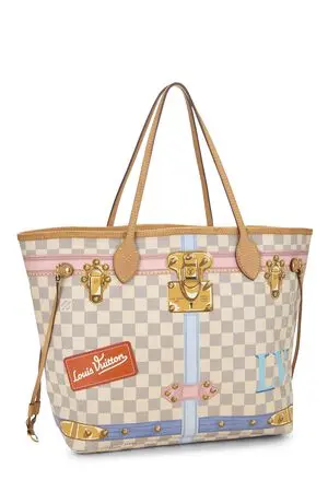 LOUIS VUITTON Damier Azur Summer Trunks Neverfull Mm