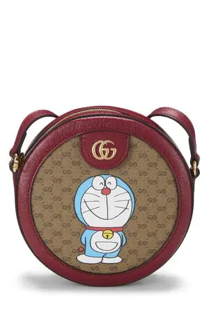 Gucci Doraemon X Coated Crossbody Bag - Red